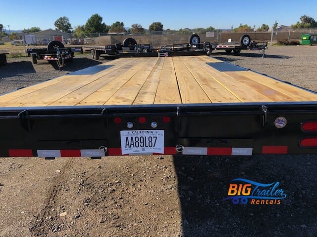 20 ft Flatbed Rental - #160 • Big Trailer Rentals